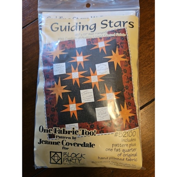 Bedding | Guiding Stars Quilt Kit By Jeanne Coverdale For Block Party ...